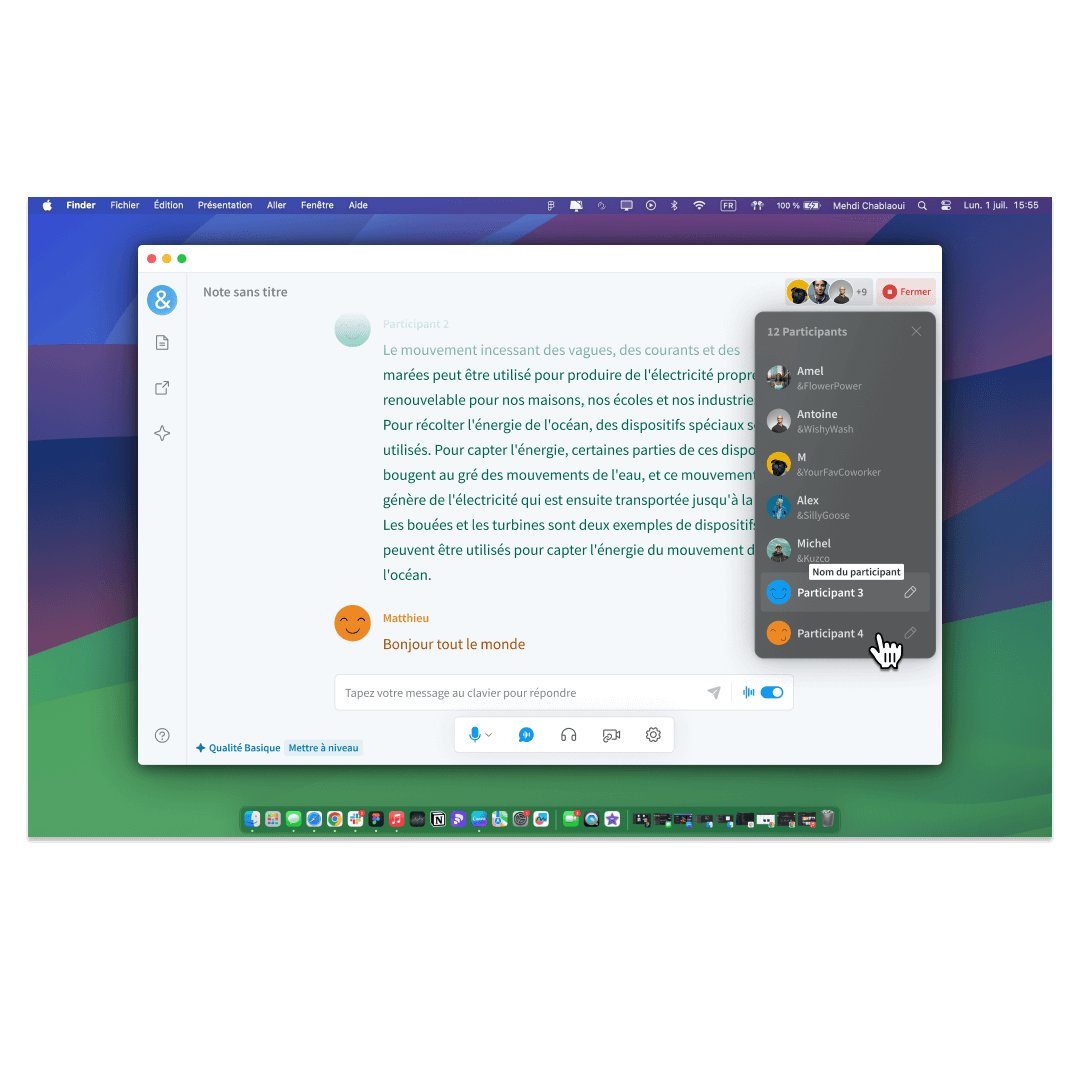 Ava Web - version navigateur